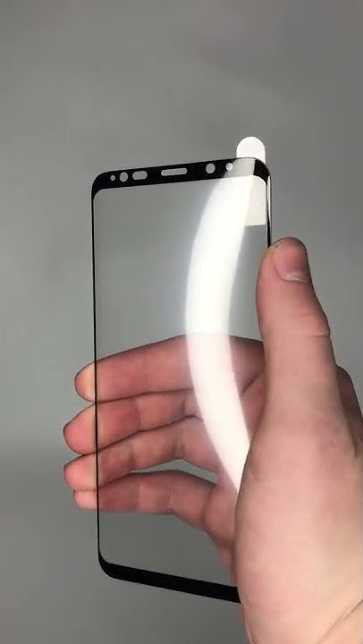 Защитное стекло для Samsung Galaxy S8 на весь экран (черный) - YouTube