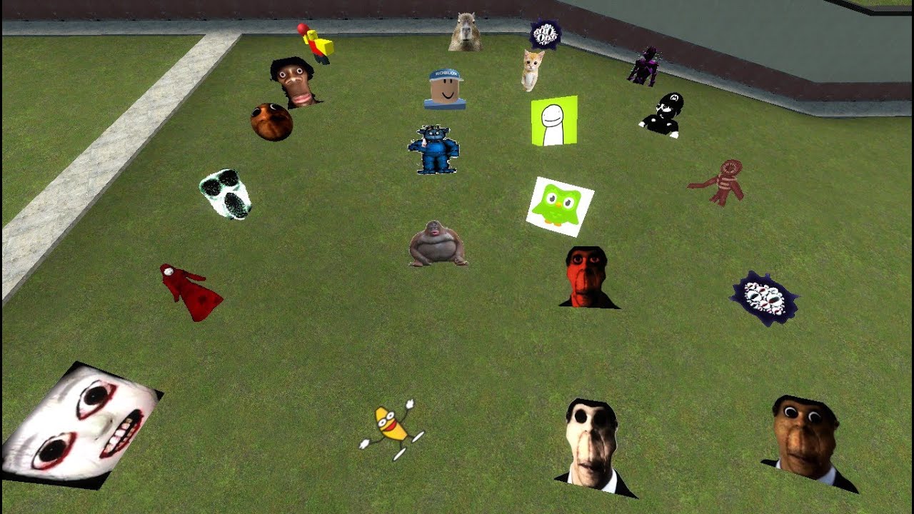 ALL FULL NICO'S NEXTBOT, 2D NEXTBOTS, OBUNGA NETBOT NEW UPDATE In Garry ...