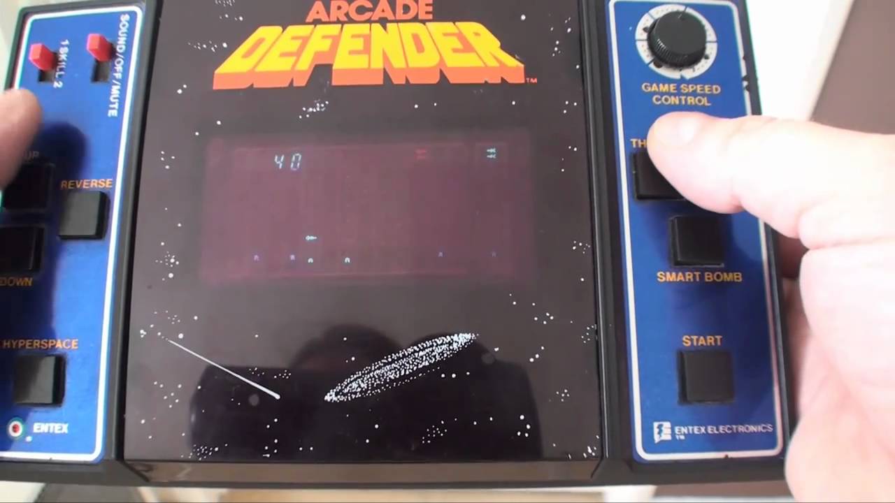 Arcade Defender handheld by Entex.mp4 - YouTube