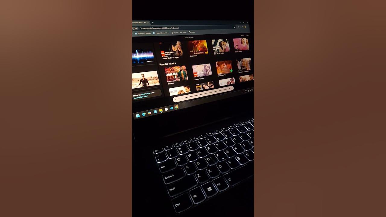 Spotify Clone Website Music Player Using Html Css JavaScript Amit Coder 91 - YouTube