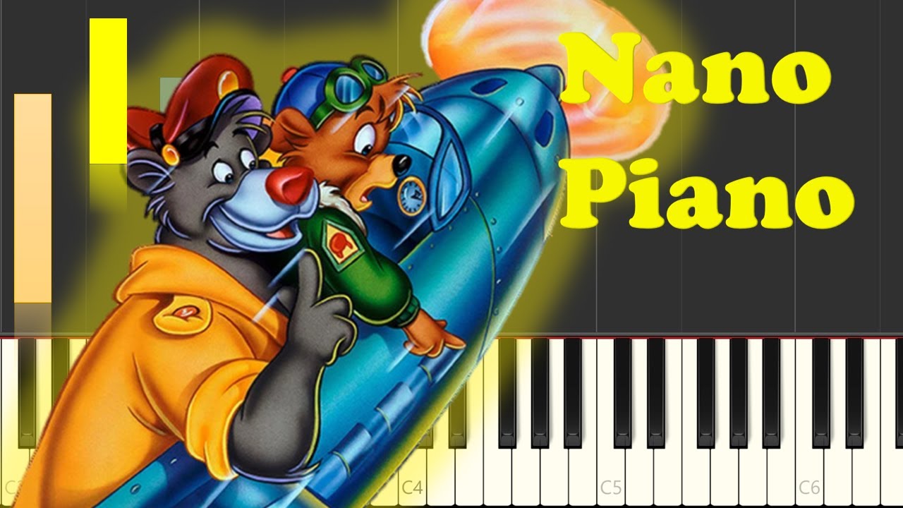 TaleSpin Theme Song Piano Tutorial - YouTube