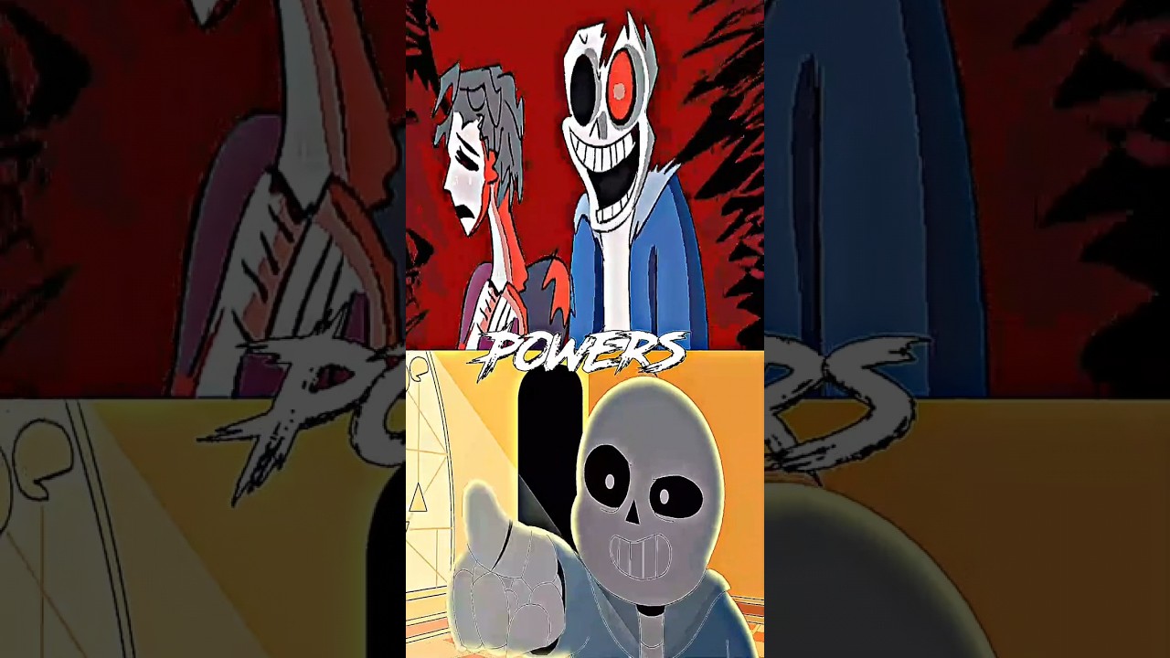 (REUPLOAD/ARCHIVE) Horror!Sans VS. Sans [POWERS ORIGIN] - YouTube