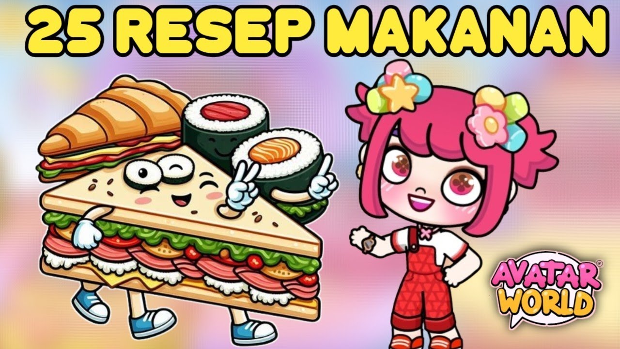 25 RESEP MAKANAN DI AVATAR WORLD | PAZU - YouTube