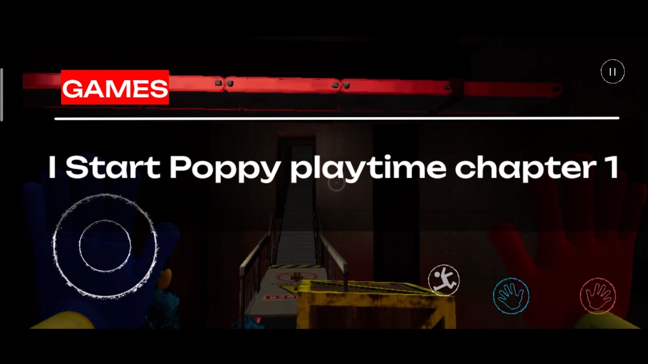 I Start Poppy playtime chapter 1 - YouTube