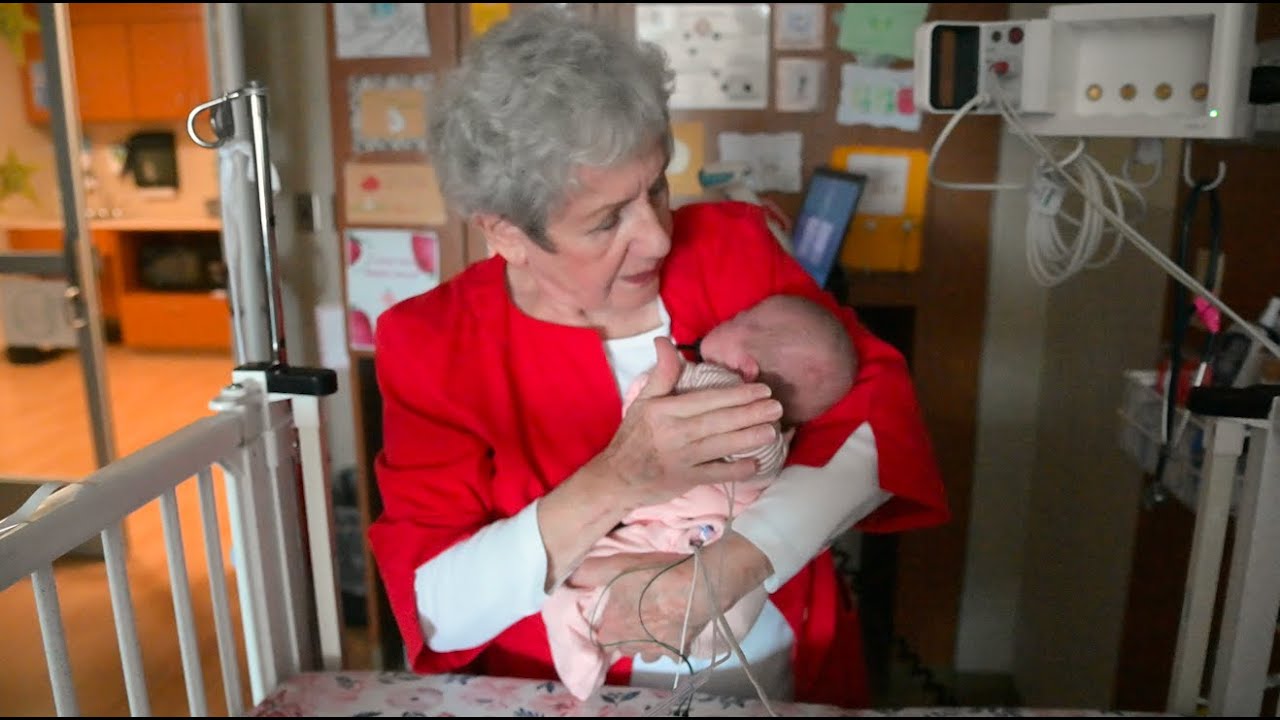 NICU volunteer, 'Cuddler Kay' passionate about infant development - YouTube