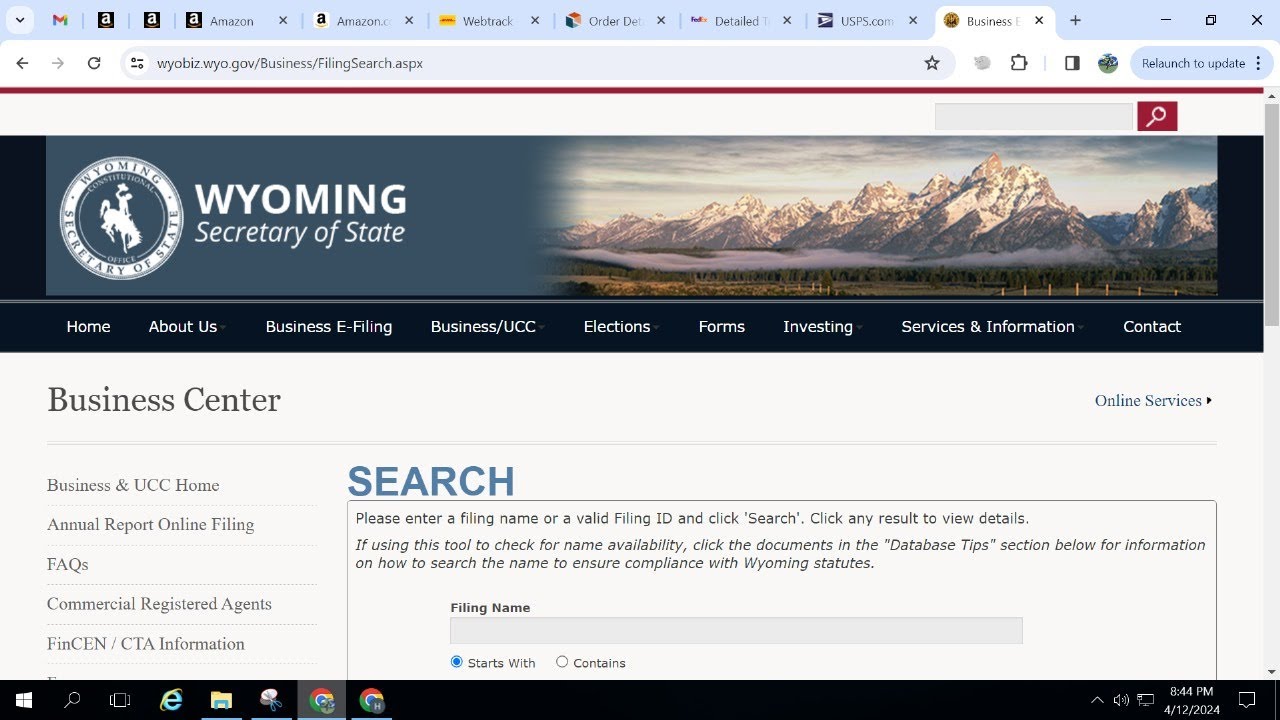 How to File and Pay WYOMING Annual Report | State of Wy (Urdu/Hindi ...