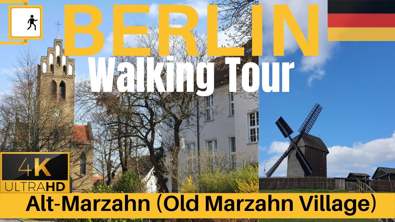 Berlin Germany 【4K】Walking Tour in Alt-Marzahn Village (Old Marzahn ...