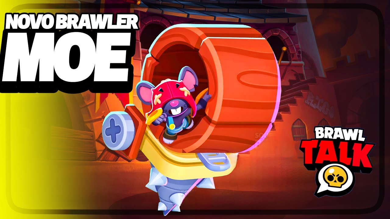 VAZOU O NOVO BRAWLER MOE no BRAWL STARS !! - YouTube