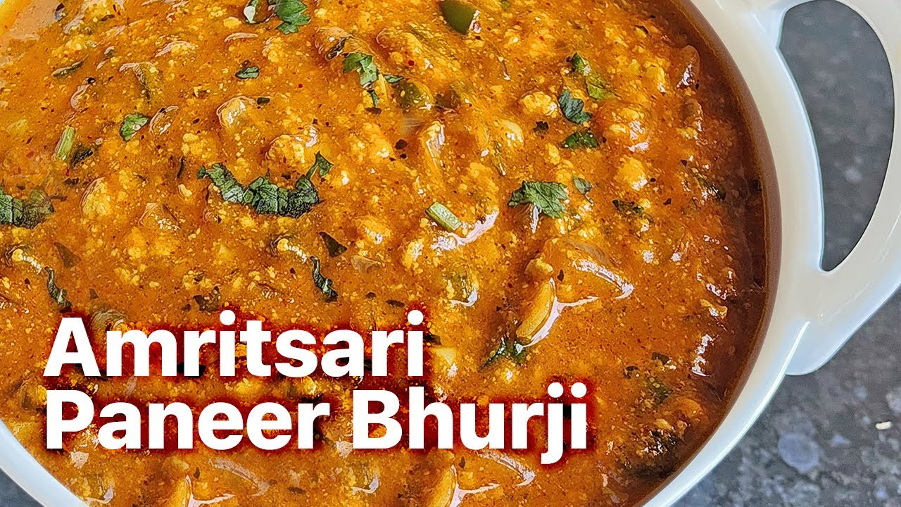अमृतसरी पनीर भुर्जी | Amritsari Paneer Bhurji | Paneer Bhurjee Recipe ...