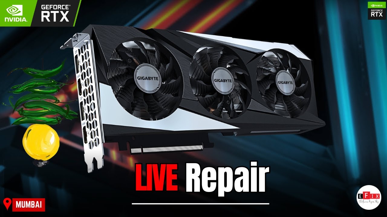 Gigabyte RTX 3060 Repair Live EP-4 | eFix - YouTube