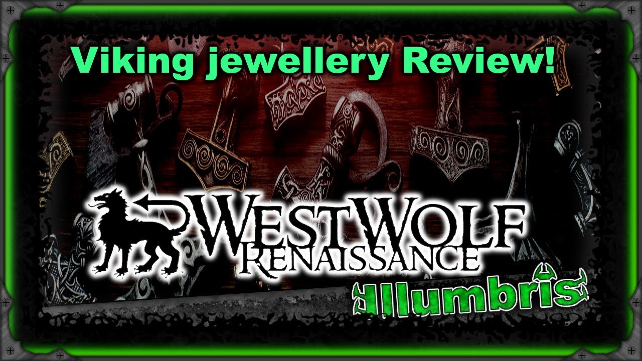 Viking Pendant and Ring Jewellery Review West Wolf Renaissance - YouTube