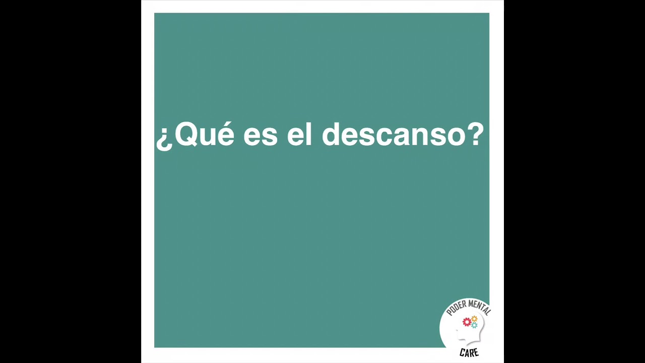 ¿Qué es el descanso? - YouTube