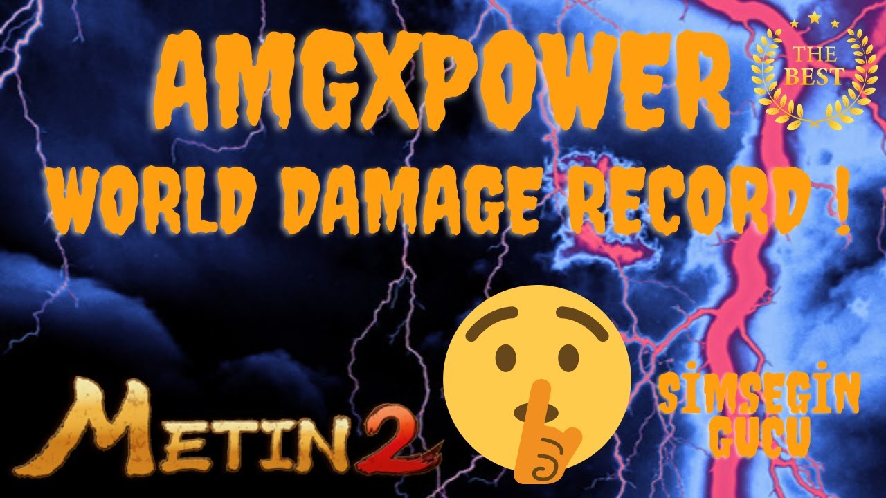 Metin2 TR AMGxPOWER 61 Level ŞAMAN DÜNYA DAMAGE REKORU / WORLD DAMAGE ...