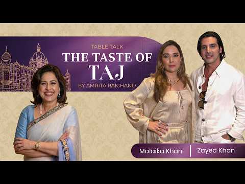 Zayed & Malaika Khan Open Up About Life, Love, Food & More| TABLE TALK EP 2 |Amrita Raichand