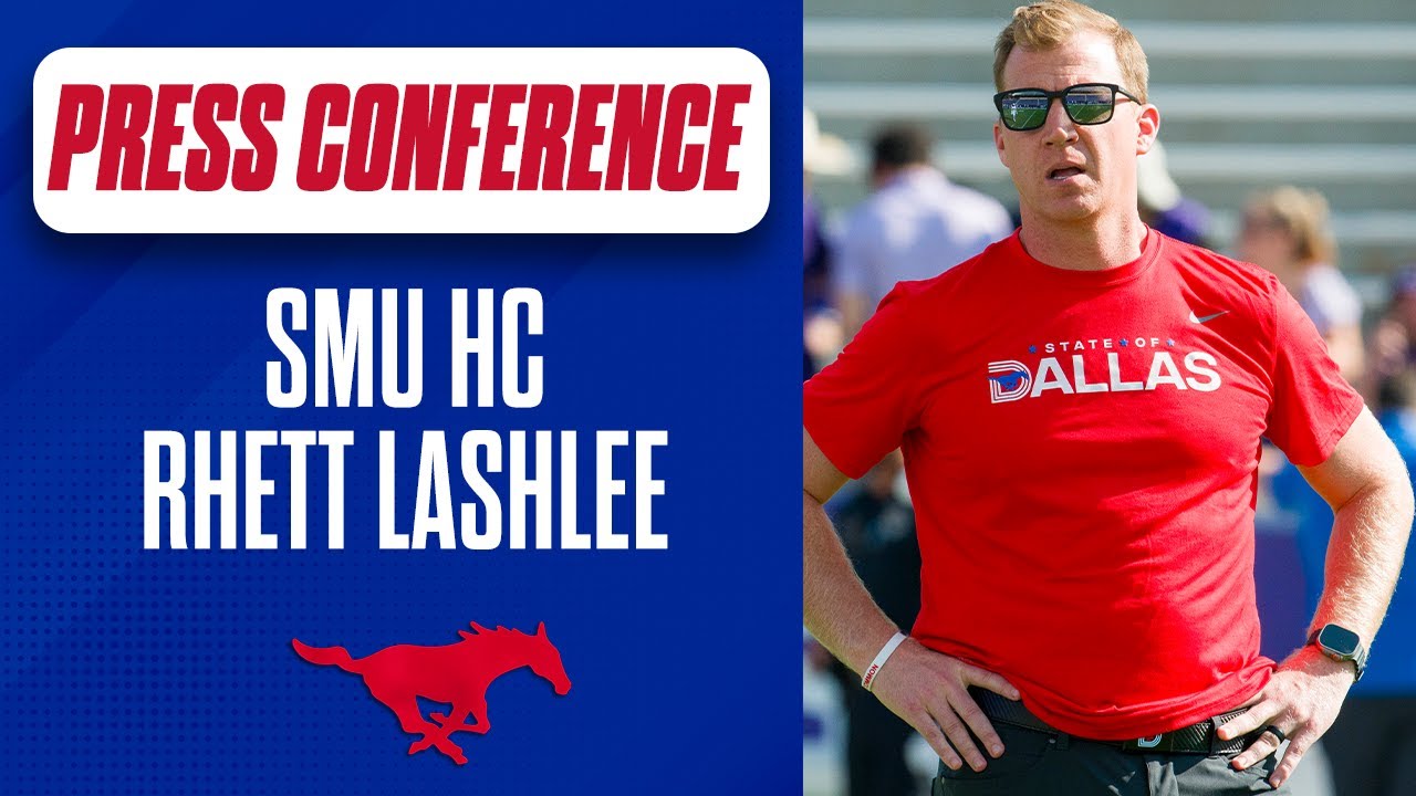 Rhett Lashlee previews SMU-Tulane, AAC Championship | Lashlee talks ...