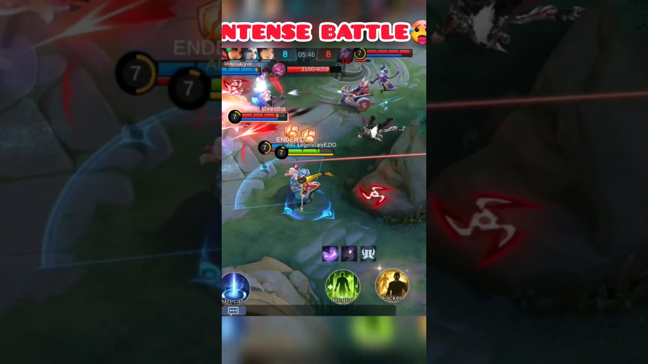 Crazy intense battle⚔️| #mlbb #fyp #mlbb #sniper - YouTube