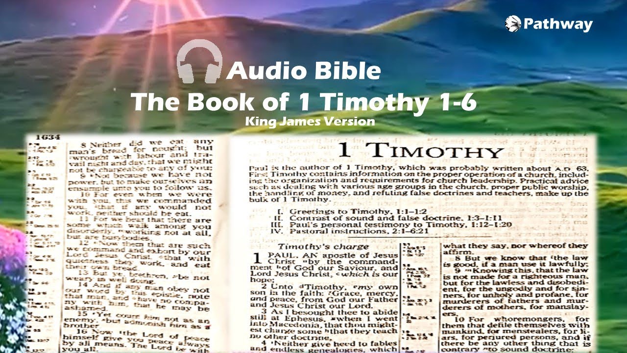 Audio Bible 1 Timothy Chapters 1-6 - YouTube