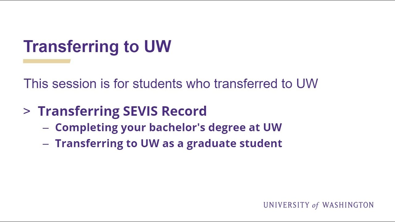 F-1 Immigration Orientation for New Students who Transferred their ...