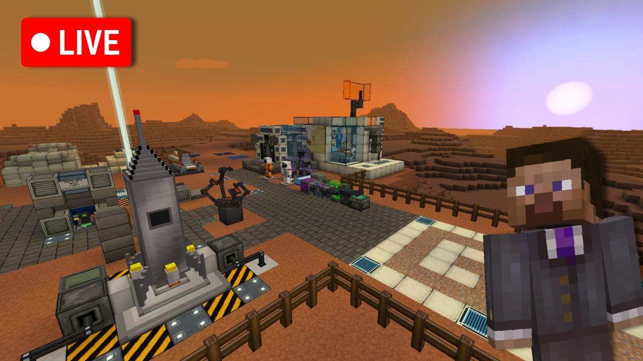 Building a Mars Base in Minecraft! - YouTube