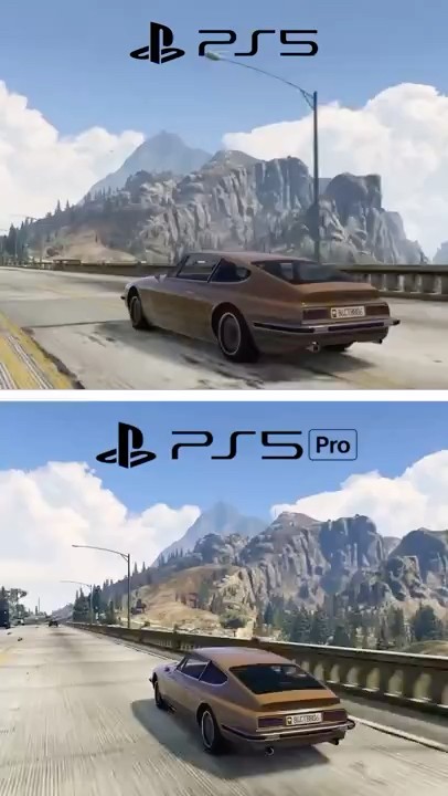 Ps5 Slim vs Ps5 Pro Game Comparison | Gta 5 Graphic Comparison Ps5 vs ...