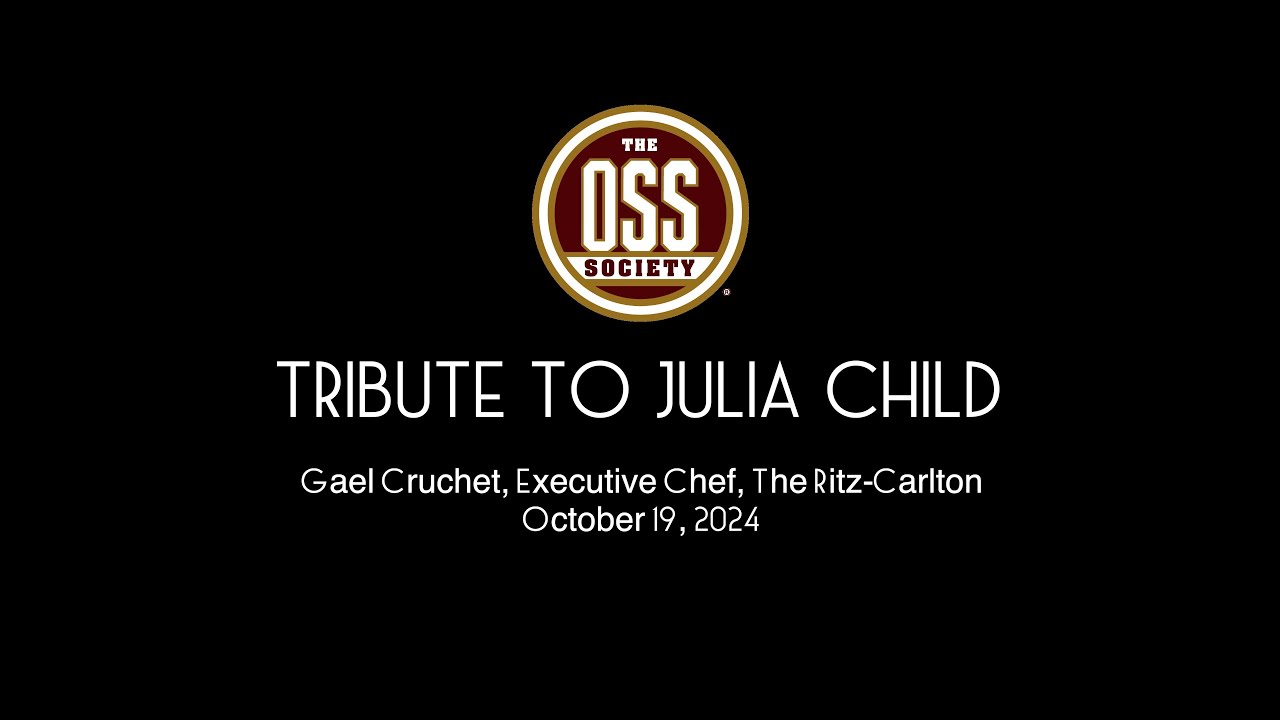 Remarks by Gael Cruchet, Executive Chef, The Ritz-Carlton - YouTube