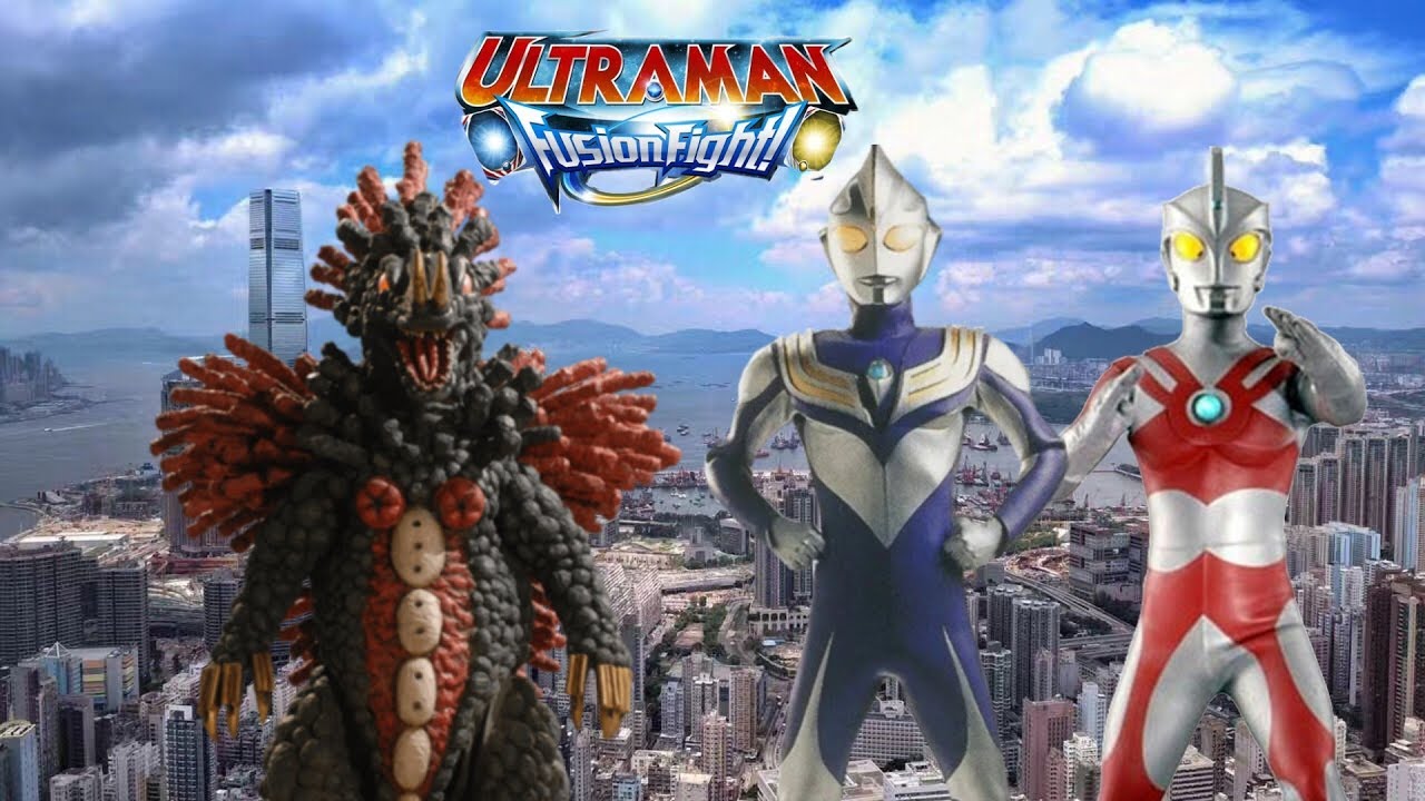 Ultraman Tiga Sky Type & Ultraman Ace Vs Verokron ( Ultraman Fusion ...