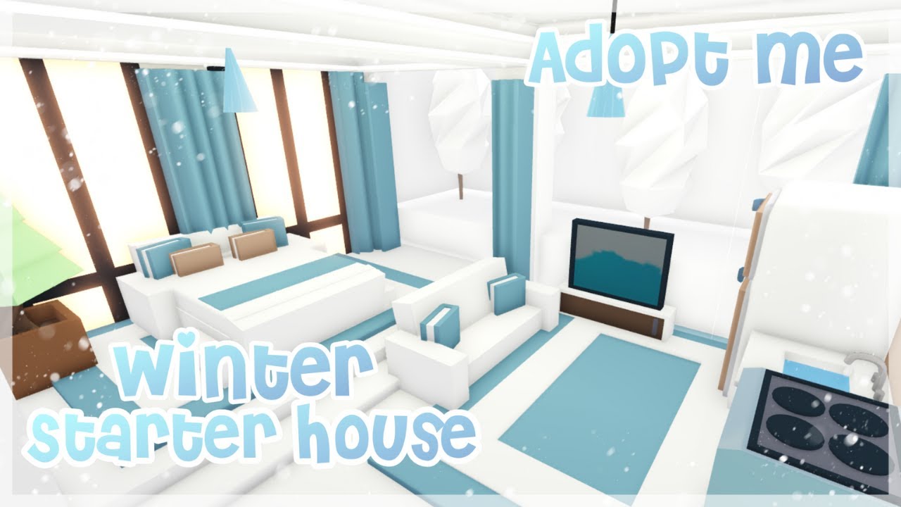 Winter Starter House - House build - Minami Oroi Adopt me - YouTube