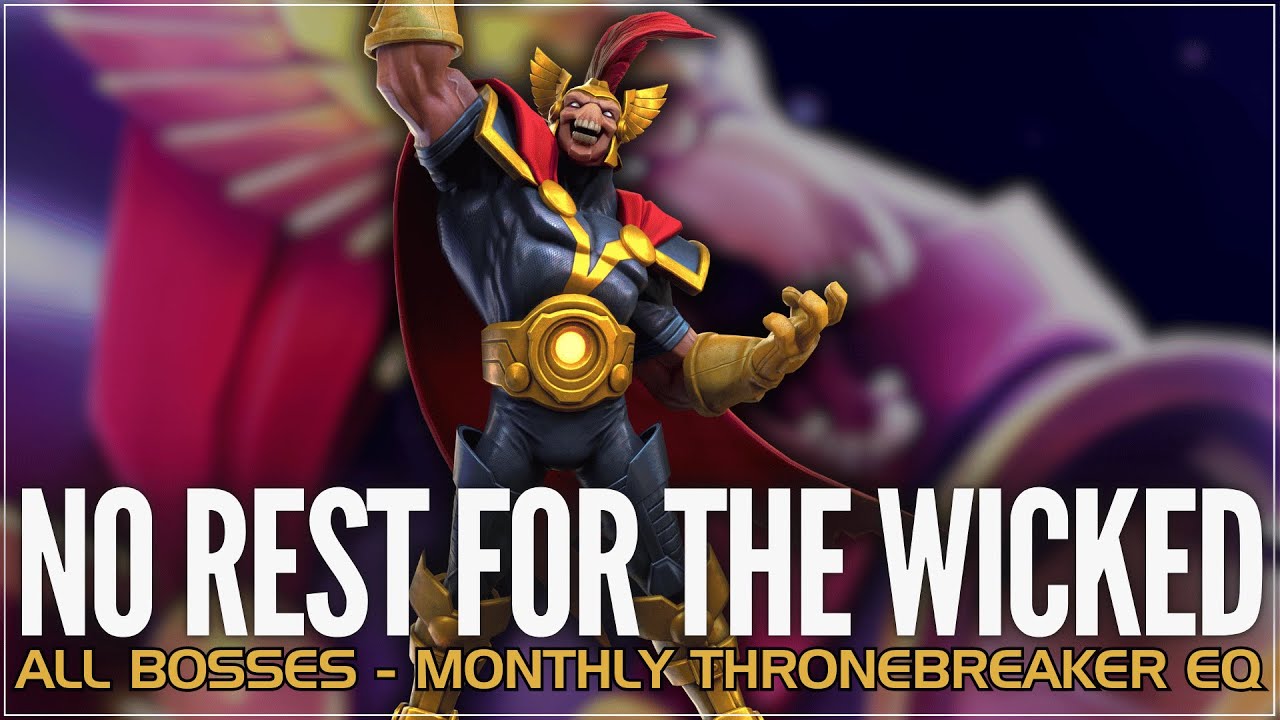 No Rest For The Wicked - All Bosses-Thronebreaker Event Quest- Beta Ray ...