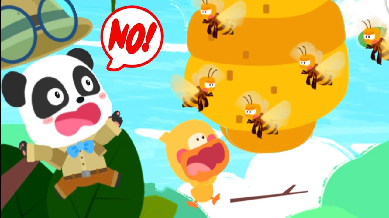 Little Panda's World: Tiny Animals - How do Bees Make Honey? Learn ...