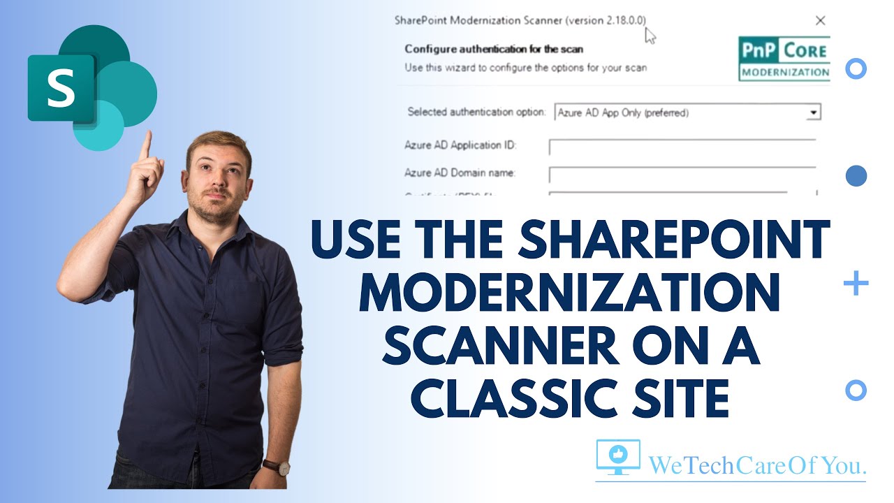 Use the SharePoint Modernization Scanner on a Classic Site - YouTube