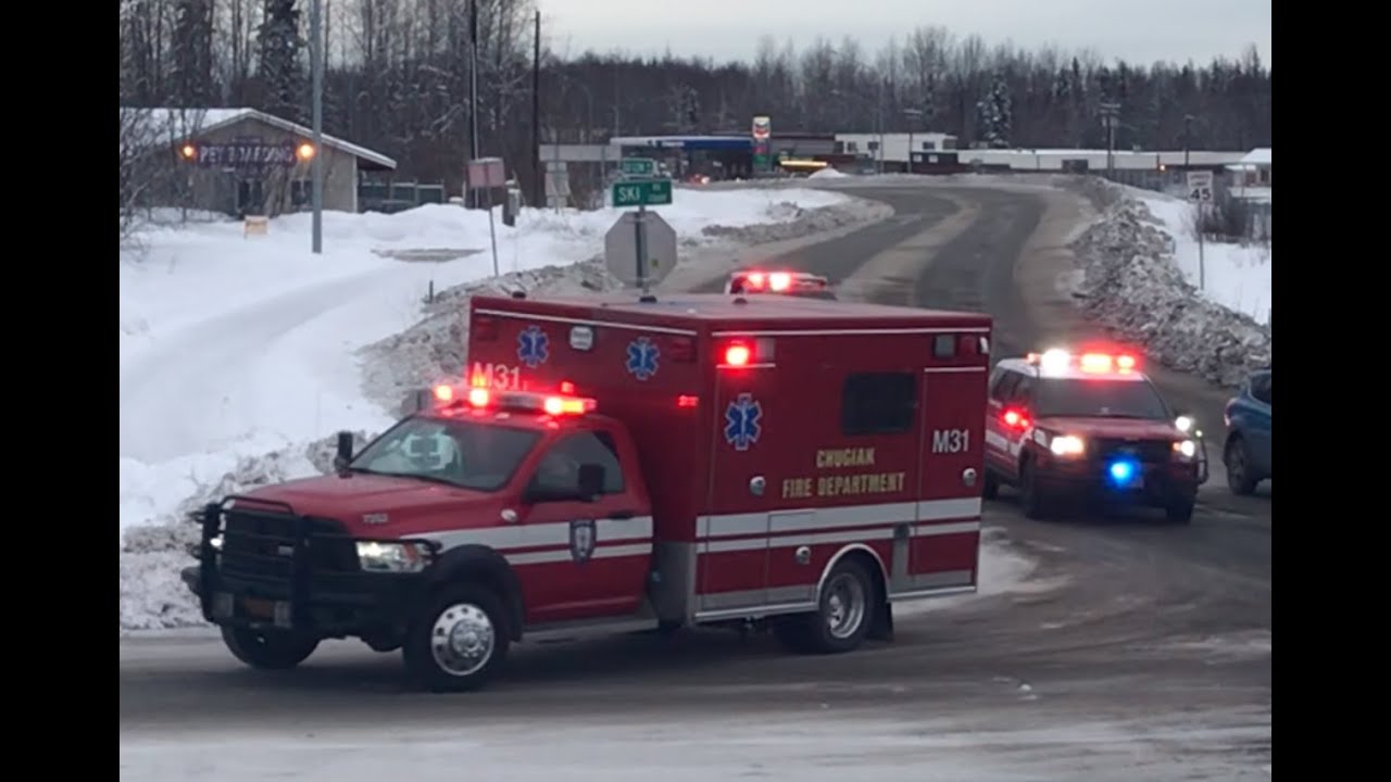 Chugiak Medic 31, ALS-31, Utility 31 Responding - YouTube