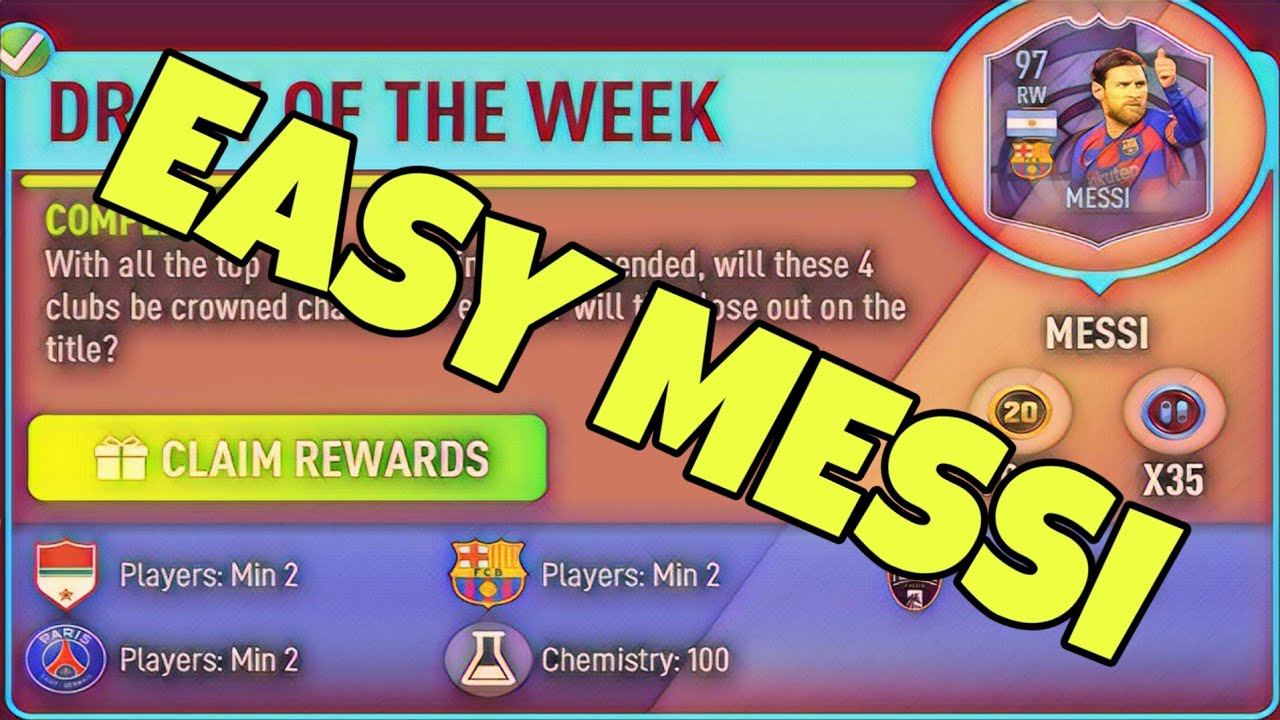 HOW TO GET MESSI 97 EASY / PACYBITS 20 - YouTube