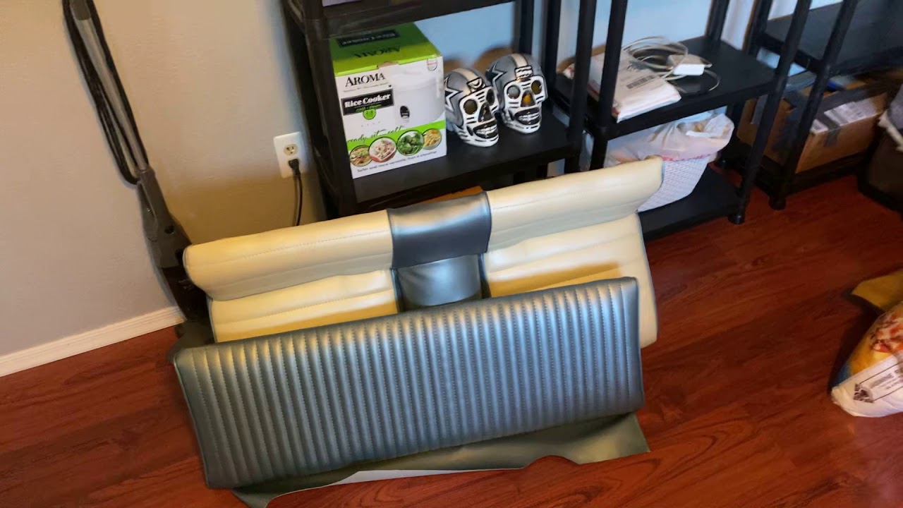 65 Mustang Fastback rear seat part 3 - YouTube