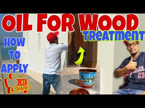 how to apply teak oil for external doors and pergola ...