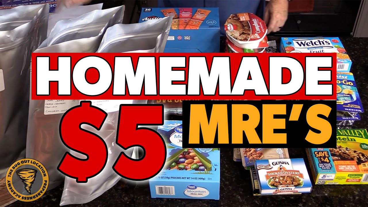 Make Your Own Homemade MRE's for JUST $5! - YouTube
