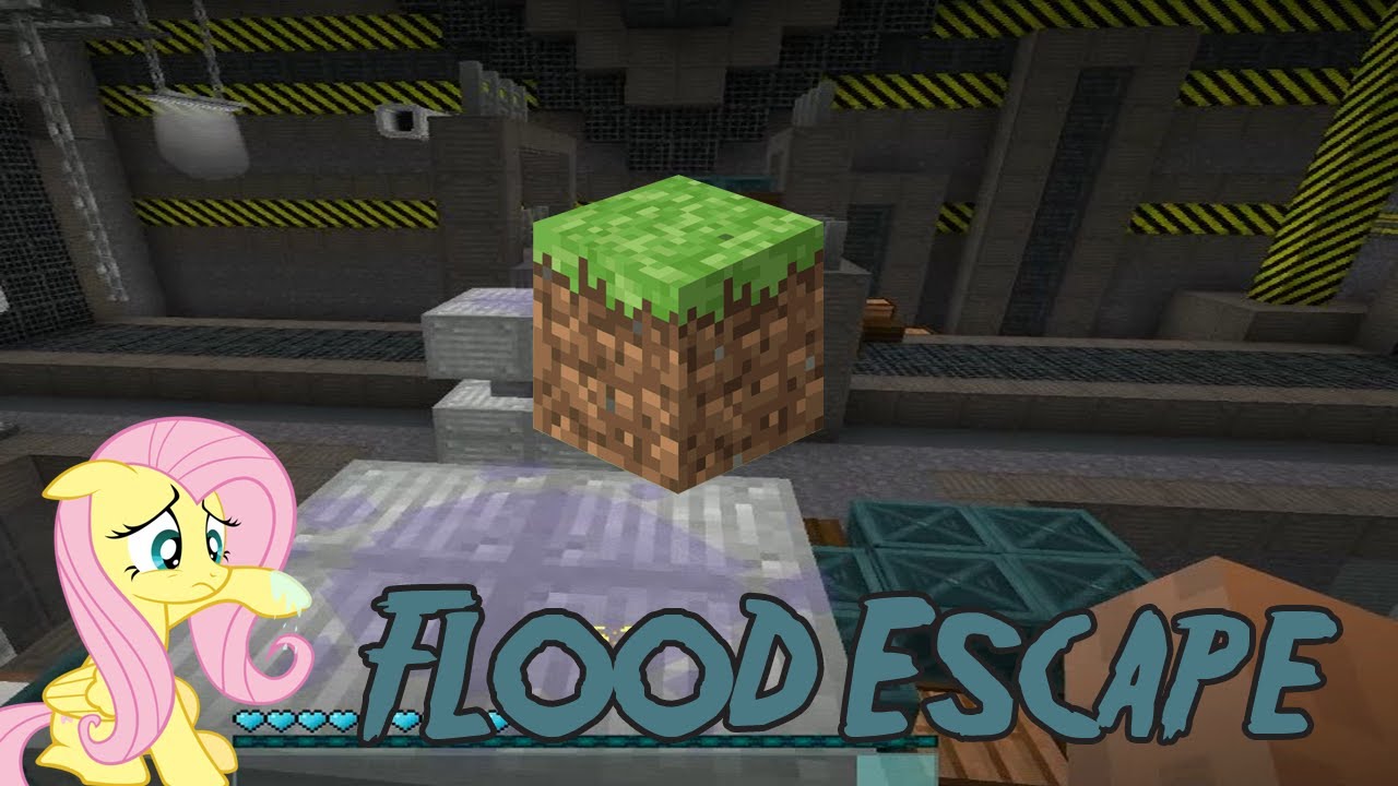 Minecraft - Parkour Map #1 - Flood Escape - YouTube
