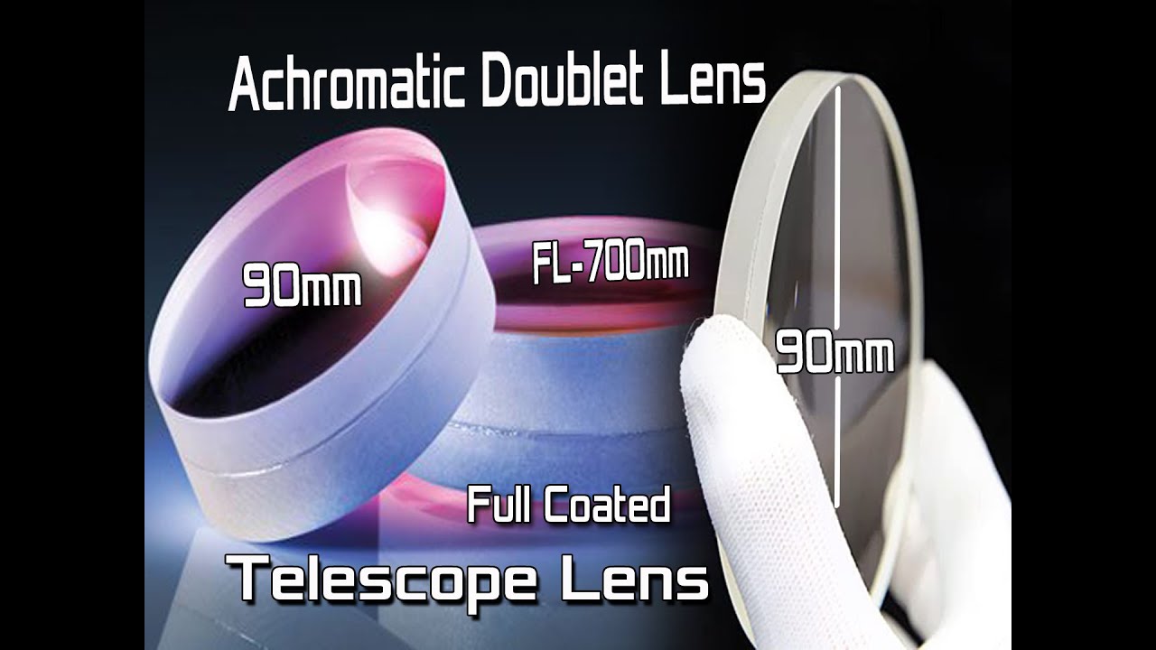 90mm Focal Lenth-700mm Achromat doubtel Telescope Lens - YouTube