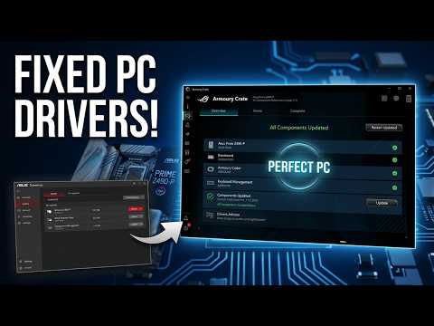¿Cómo Instalar Drivers en MOTHERBOARD ASUS? Muy Fácil!