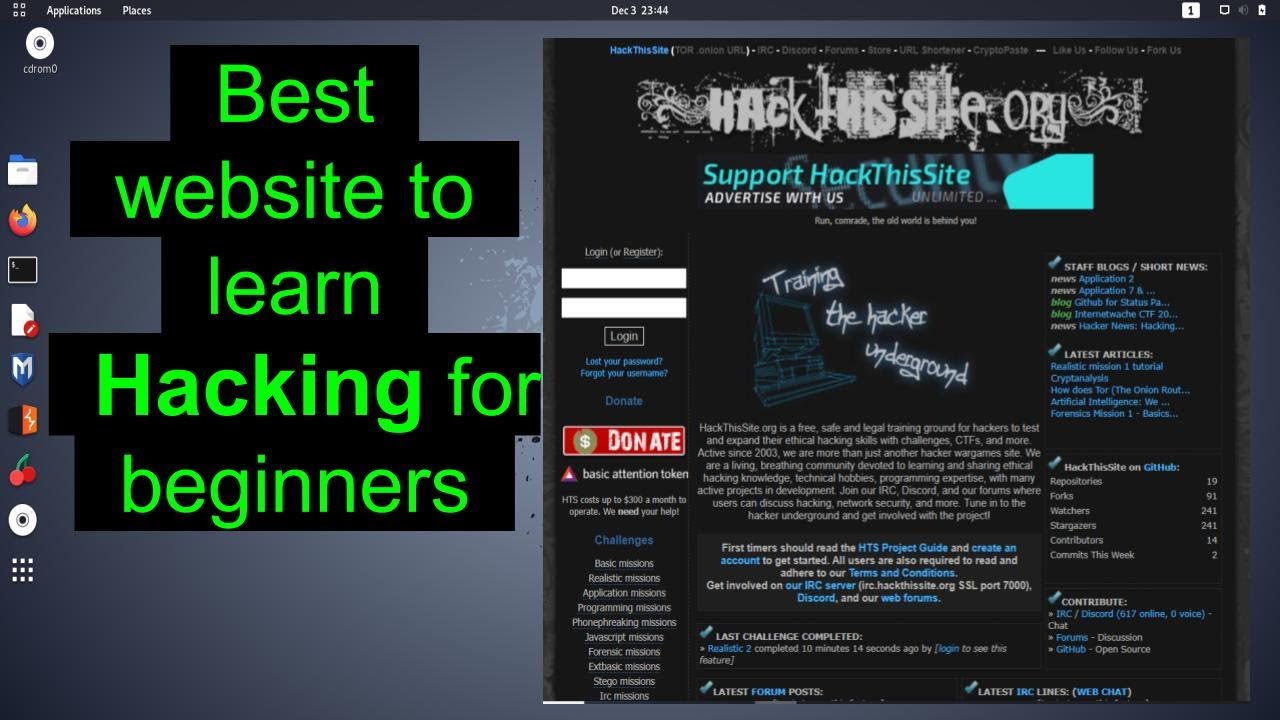 Best Free website to learn Hacking ?? - YouTube