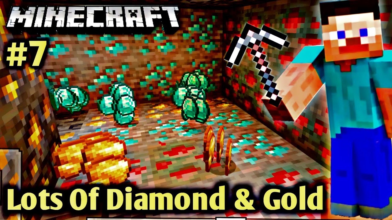 I Got Lots Of Diamond & Gold In Minecraft | Minecraft Gameplay #7 ...