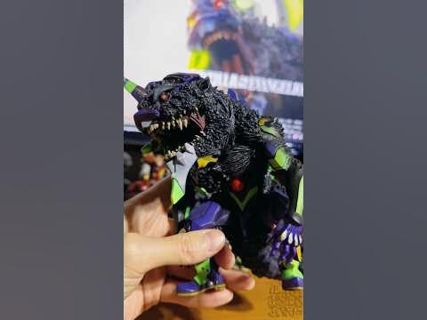 X-PLUS Q 哥吉拉 x EVA初號機 G覺醒型態 開箱 ゴジラ エヴァンゲリオン初号機 Godzilla Evangelion-01 - YouTube
