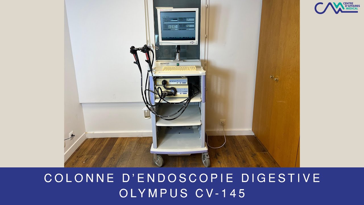 COLONNE D'ENDOSCOPIE DIGESTIVE OLYMPUS CV-145 - YouTube