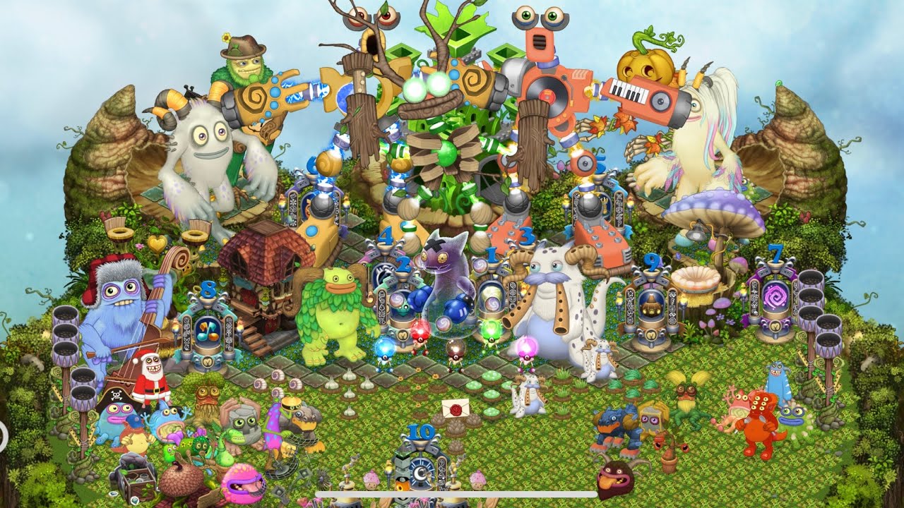 Plant island full song 4.0 (without all rares and epics - YouTube