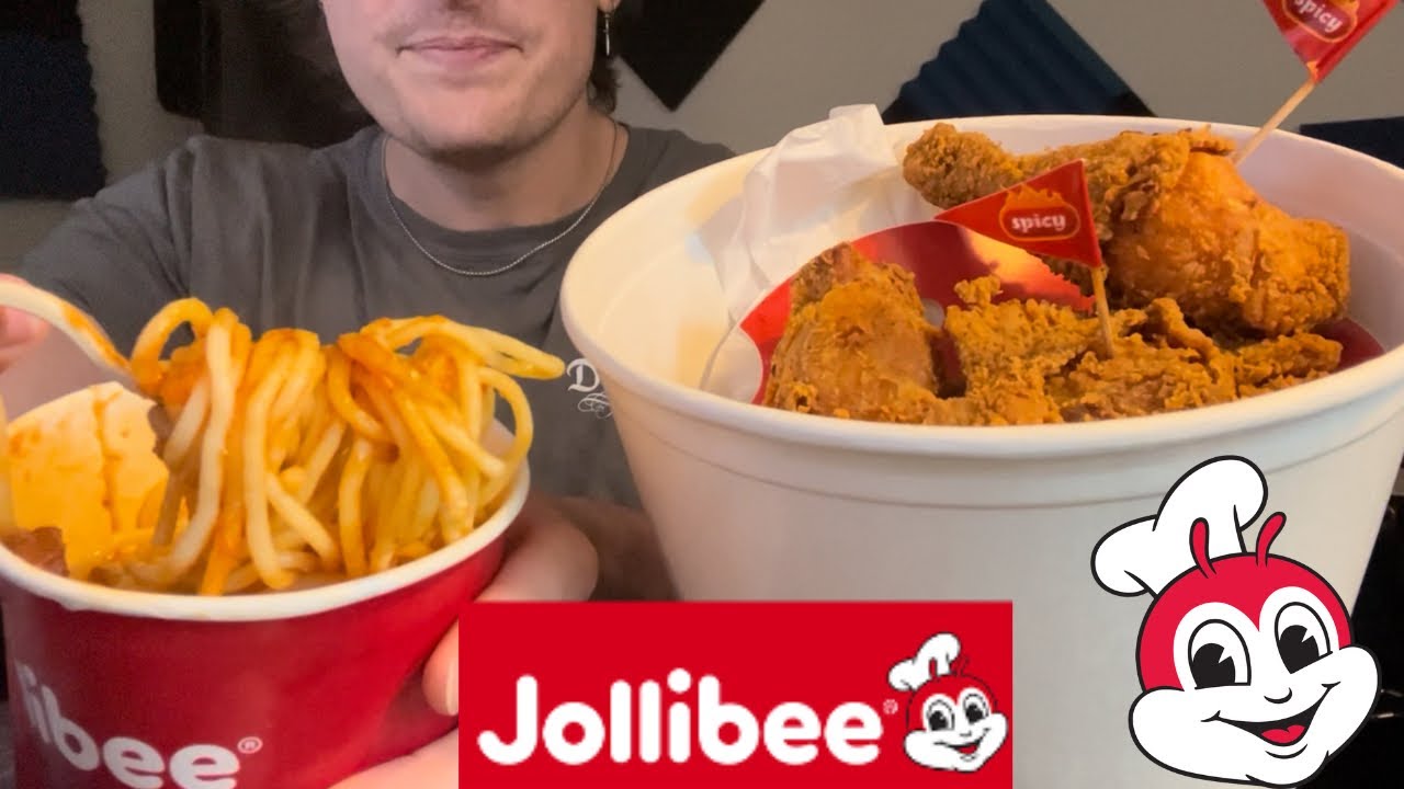 JOLLIBEE Spicy Chicken Joy Bucket Review (im upset) - YouTube