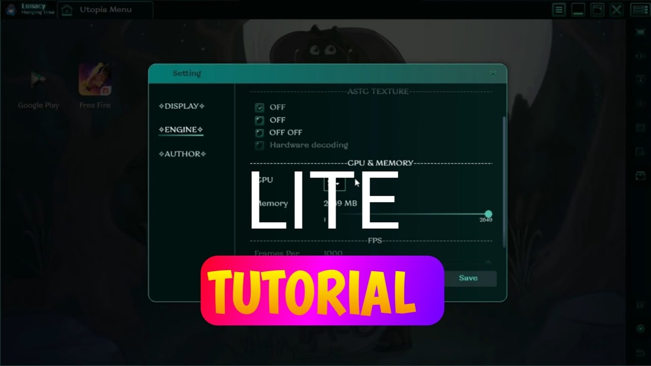 LITE EMULATOR CHAPTER 3 ! GET MAXIMUM FPS BY THIS SECRET BLUESTACKS ...