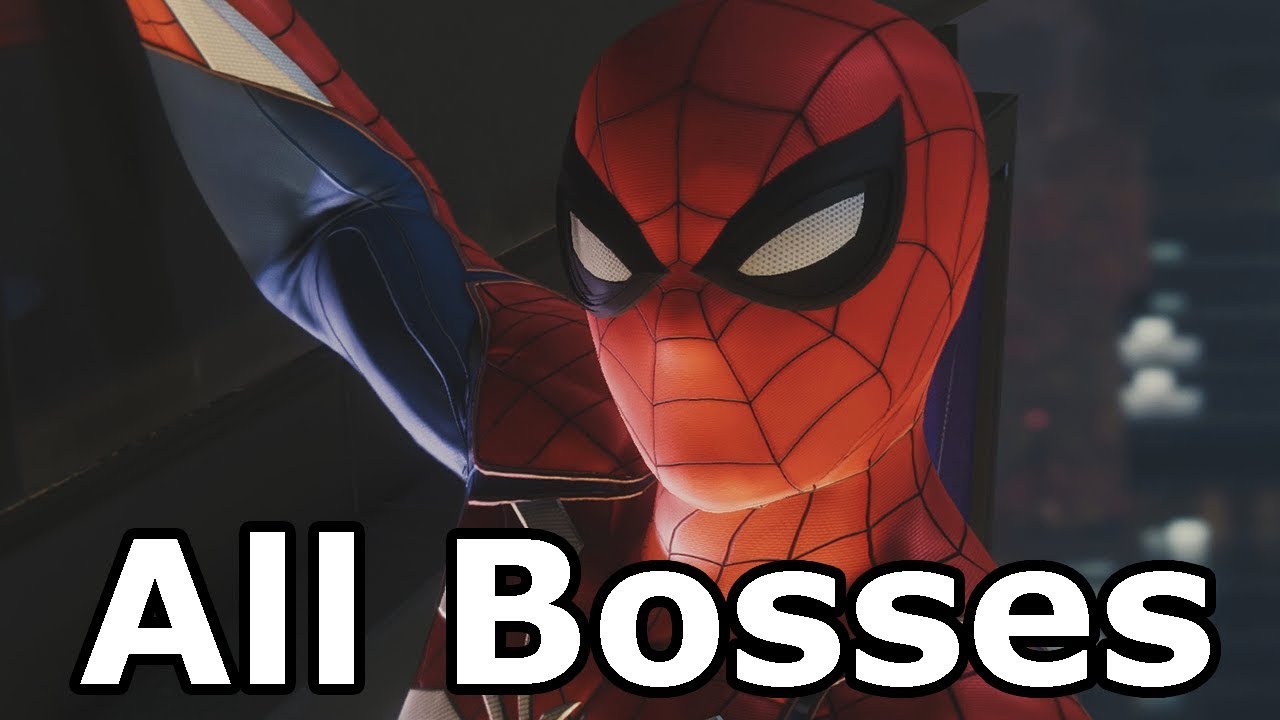 Spider-Man PS4 - All Bosses / All Boss Fights And Ending (Main Story ...