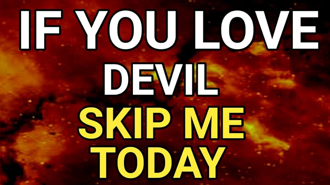 🙏😱Jesus Says, If you love Devil😈 Skip Me now Please🙏😱| God Message ...