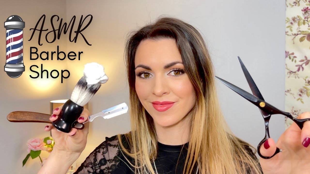 ASMR Barber Shop | Men's VIP Haircut, Wash and Shave | (Soft Spoken ...