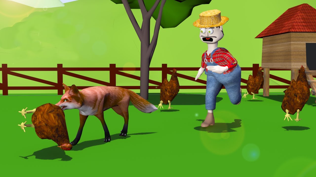 JUCA PAÇOCA, a RAPOSA, e as GALINHAS, ANIMAÇÃO 3D - YouTube