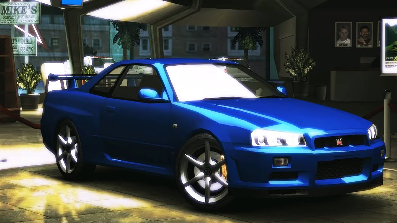 Compro El Nissan Skyline GTR-R34 | #18 NFS Underground 2 - YouTube